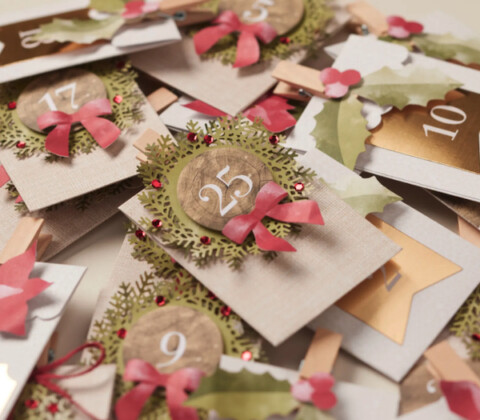 Craft and Chat : Rustic Christmas Countdown Kit
